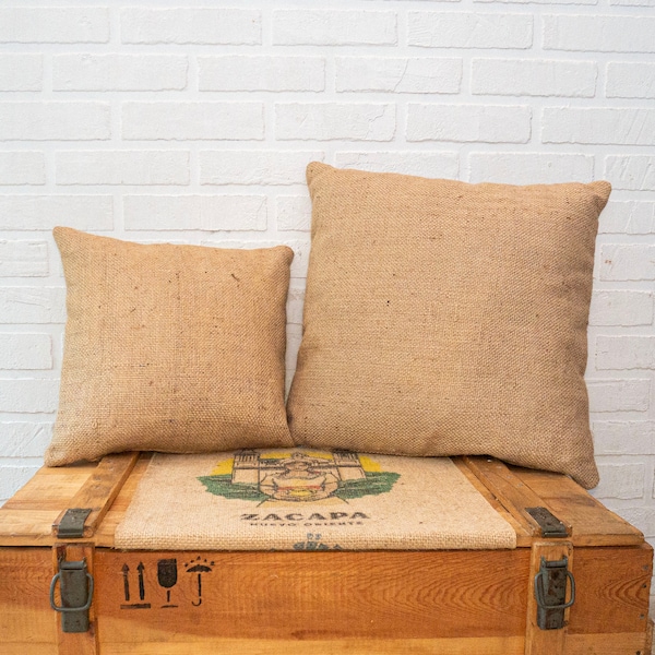 Burlap Pillow - Etsy