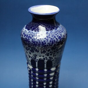 Kravsko Czechoslovakia, Blue Ceramic Vase. Fat Lava, Product of The ...