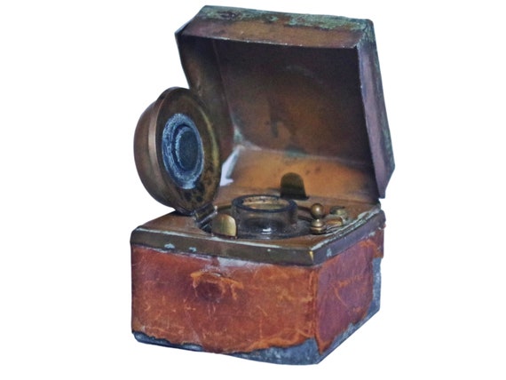 Travel Inkwell a Complete and Functional Found and Brought | Etsy