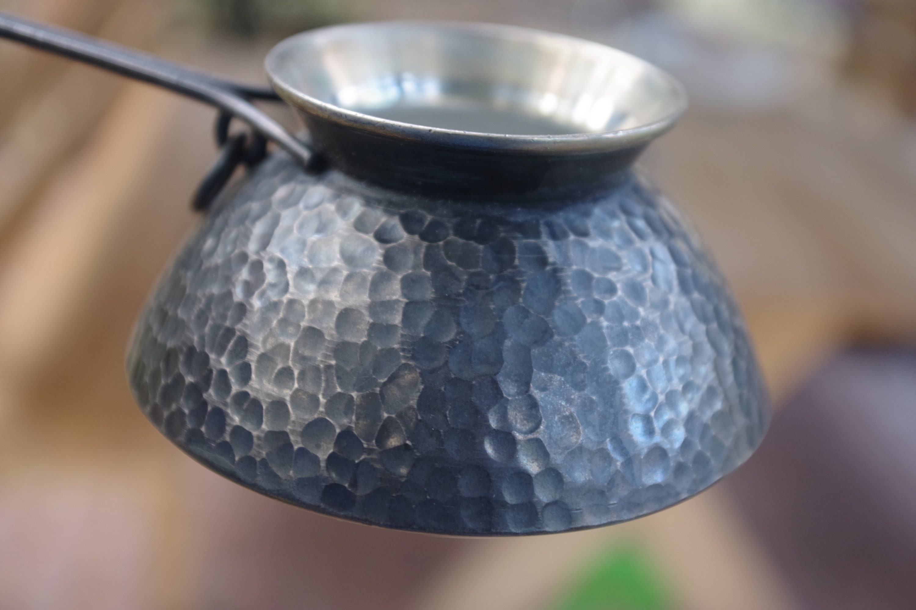 Coffee Maker Cauldron Coffee Set Hammered Steel Old - Etsy