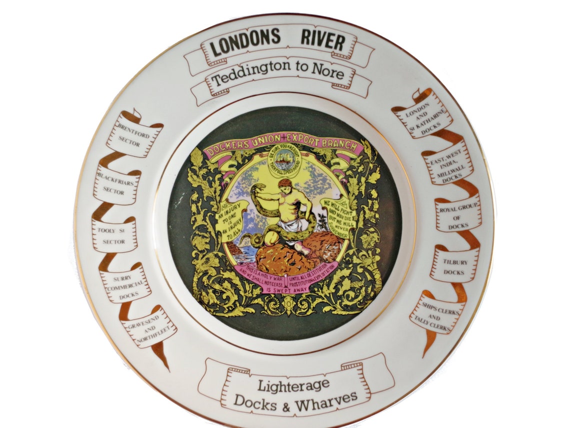 English Plate London, Plate River Thames, Limited Edition - Etsy