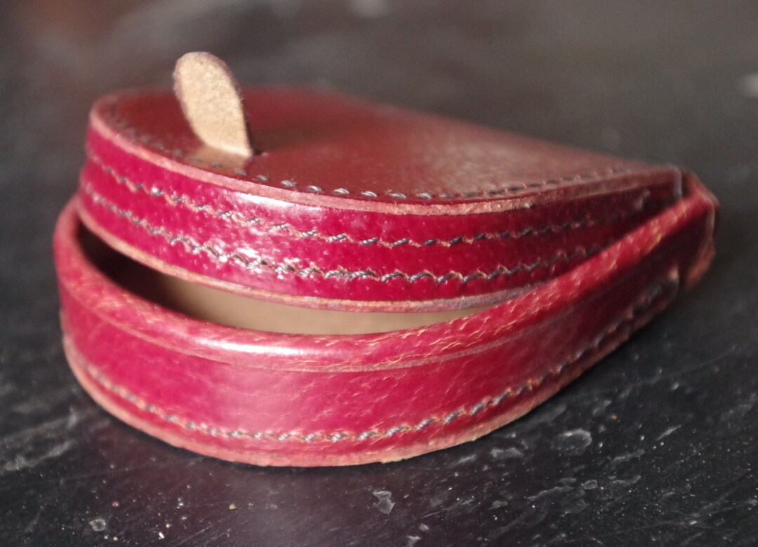 Leather Purse for Coins or Tokens. A Stylish Accessory in an Old ...