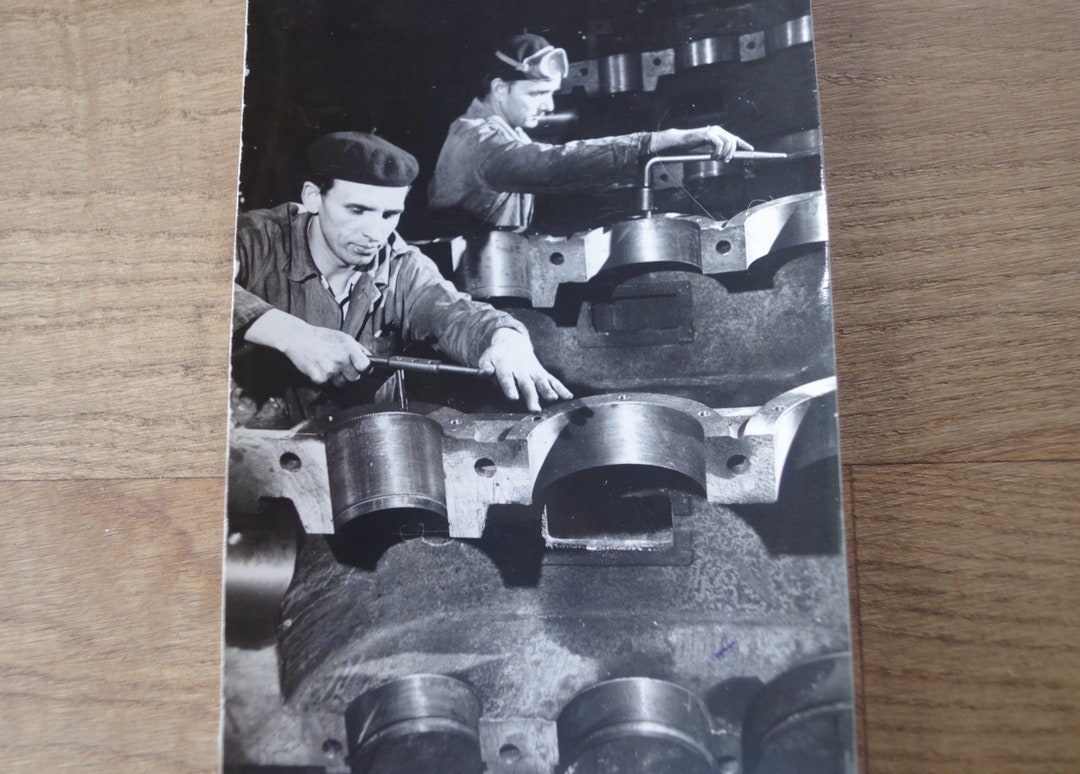 Factory Workers, Original Black and White Photograph, Polish City of ...