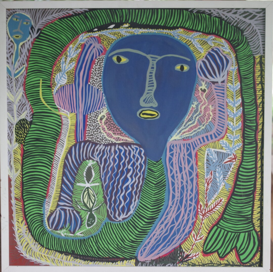 Mermaid Portrait Siren Antoine Smith Painter From Haiti. - Etsy