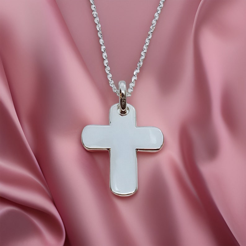 925 Sterling Silver Cross Necklace. Religious Necklaces. First ...