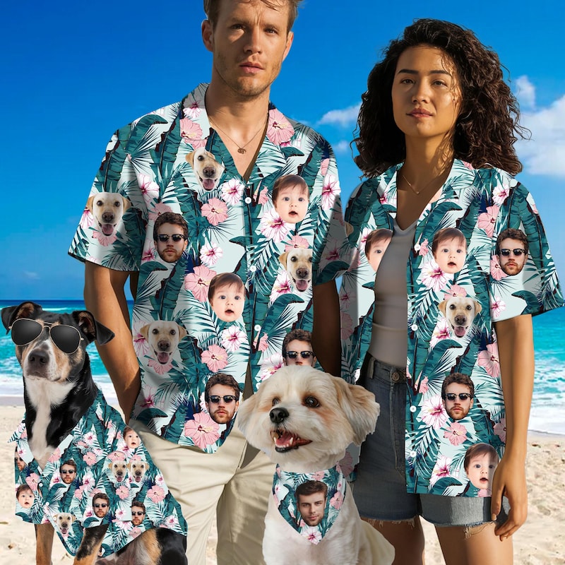 Custom Bandana With Faces - Etsy