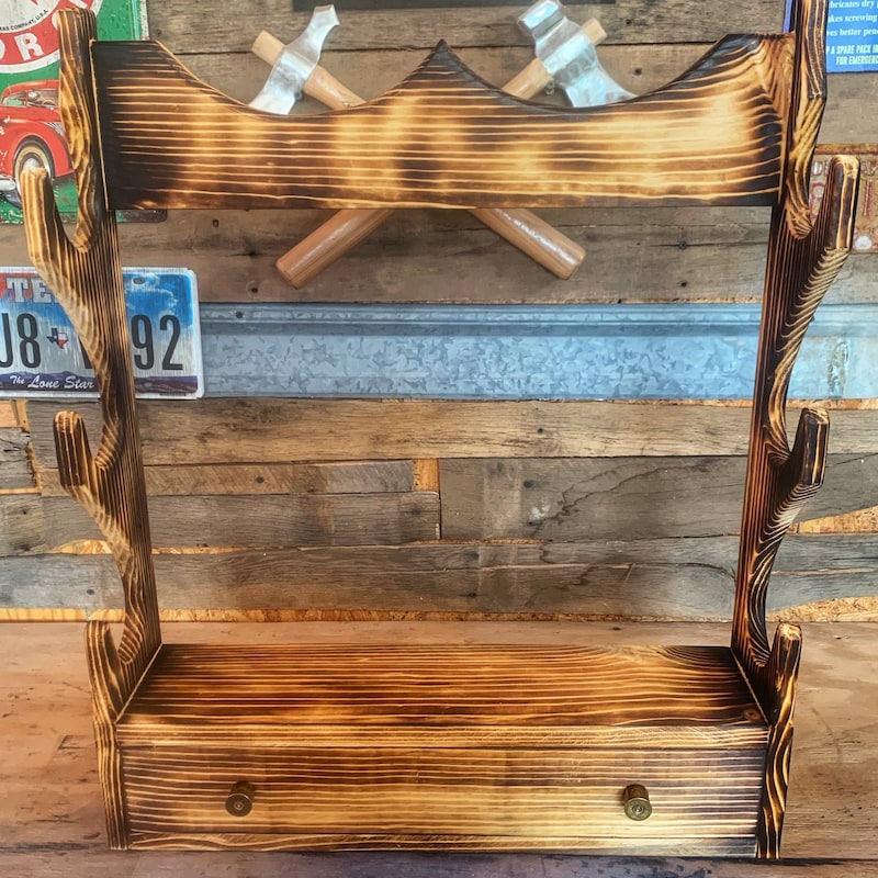 Wood Rifle Rack - Etsy