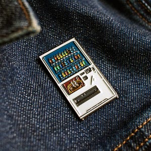 Japanese Vending Machine Soft Enamel Pin - White/red/blue/pink - Etsy