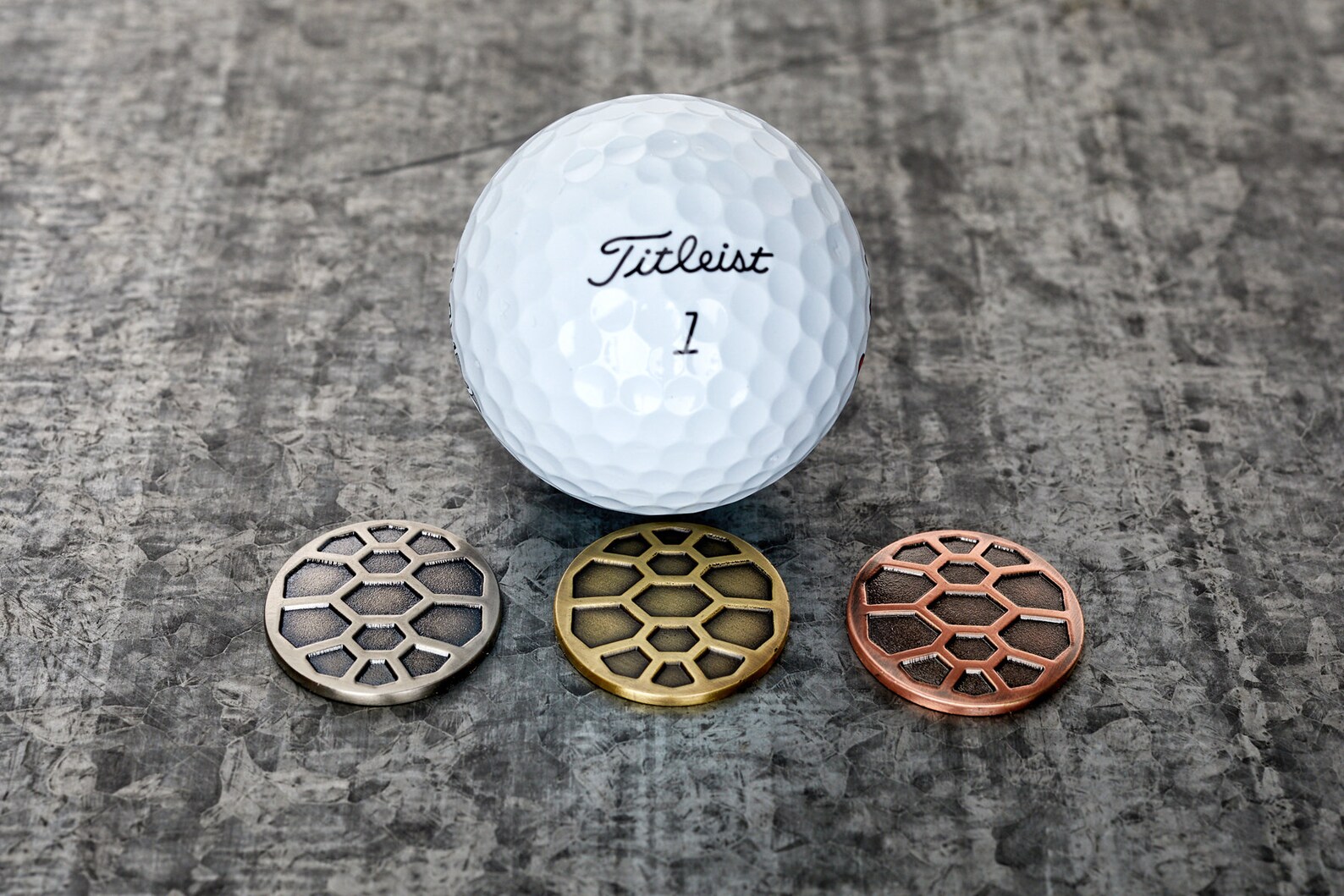 Turtle Shell Trio Golf Ball Markers Set of 3 Custom Golf | Etsy