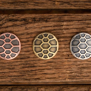 Turtle Shell Trio Golf Ball Markers - Set of 3 - Custom Golf, Groomsman ...