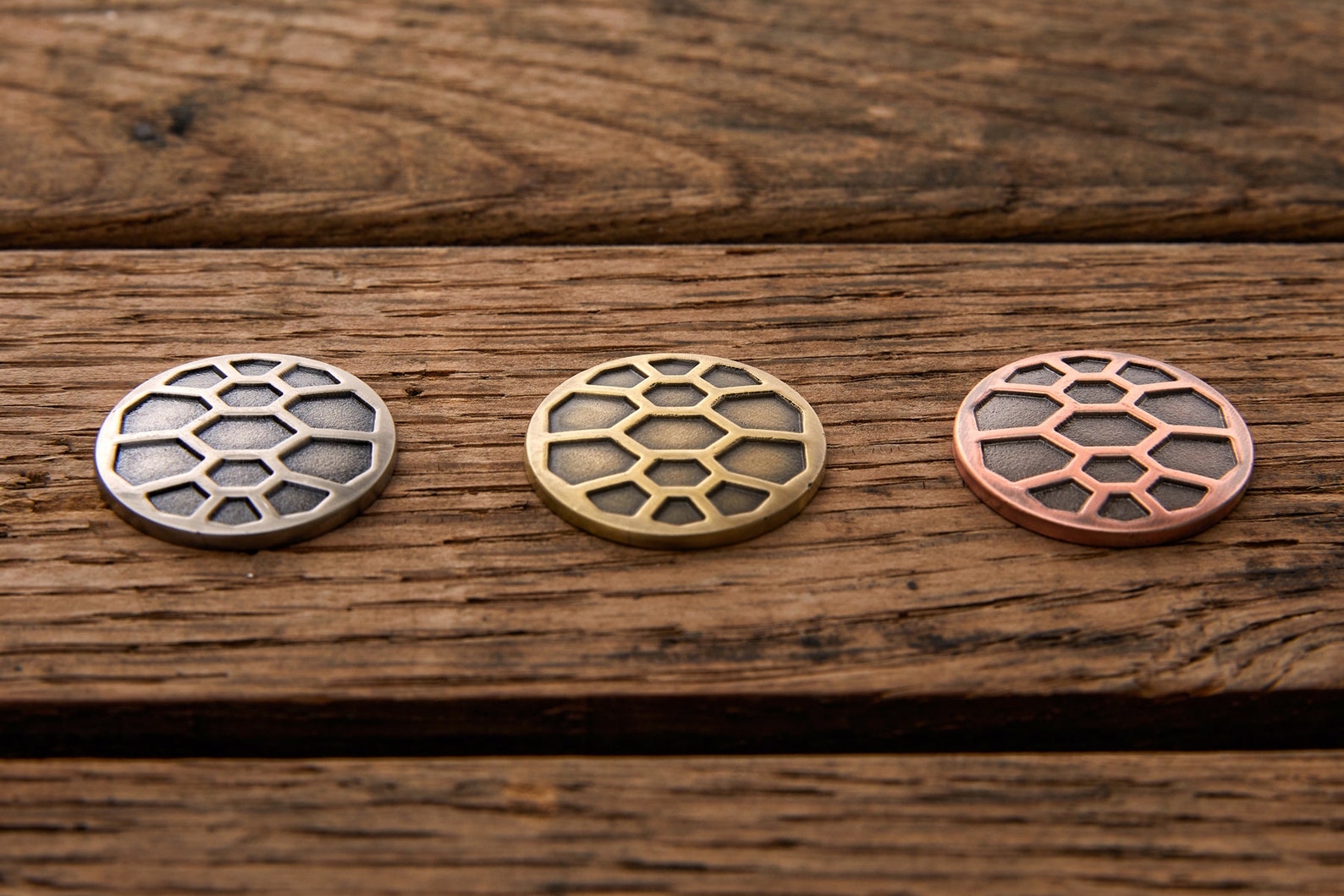 Turtle Shell Trio Golf Ball Markers - Set of 3 - Custom Golf, Groomsman ...