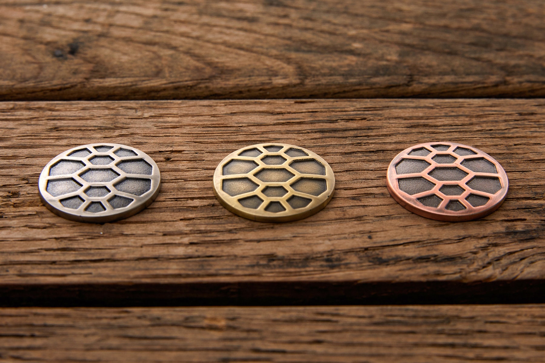 Turtle Shell Trio Golf Ball Markers - Set of 3 - Custom Golf, Groomsman ...