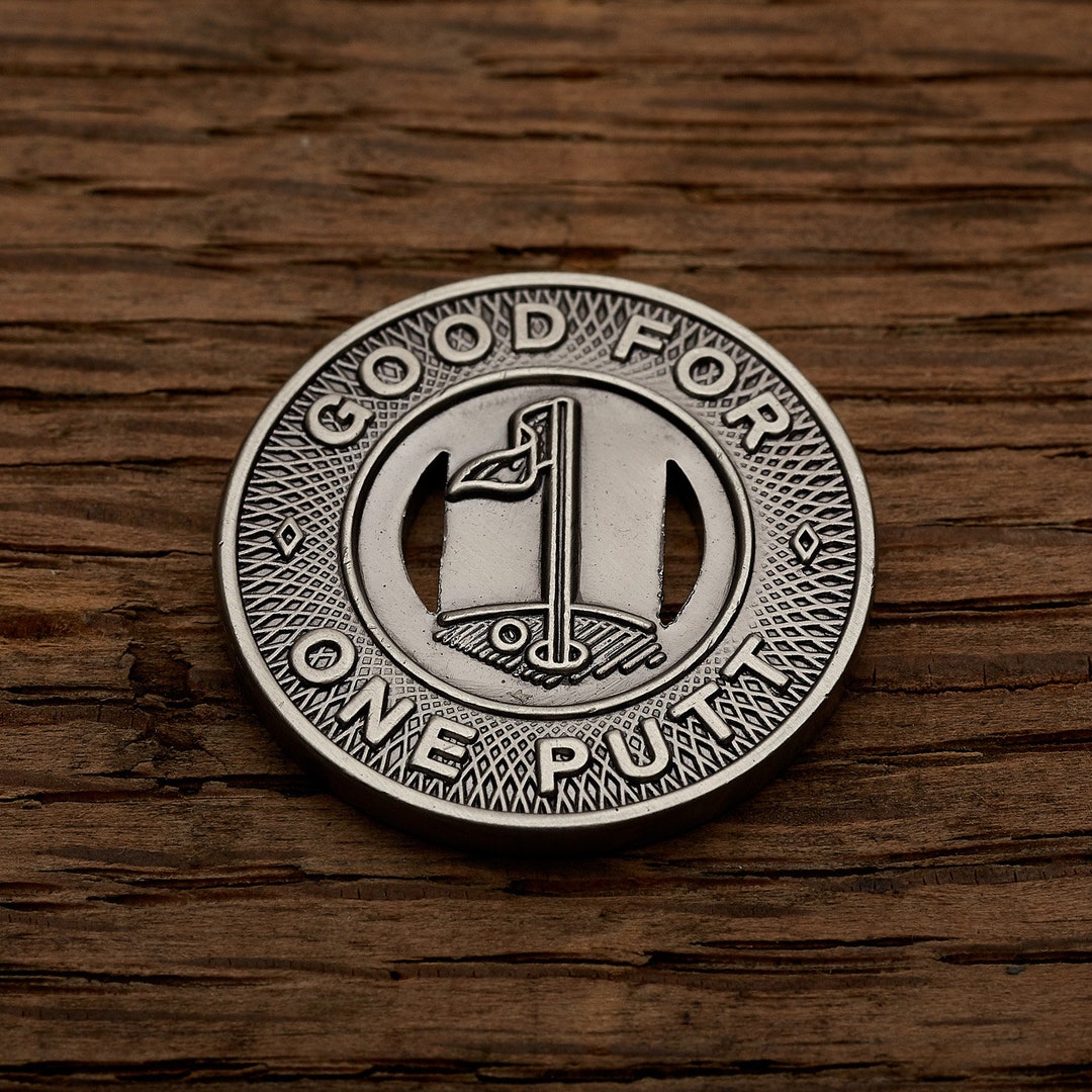 Subway Token Golf Ball Marker - Custom Golf, Groomsman Gift, Golf Gift ...