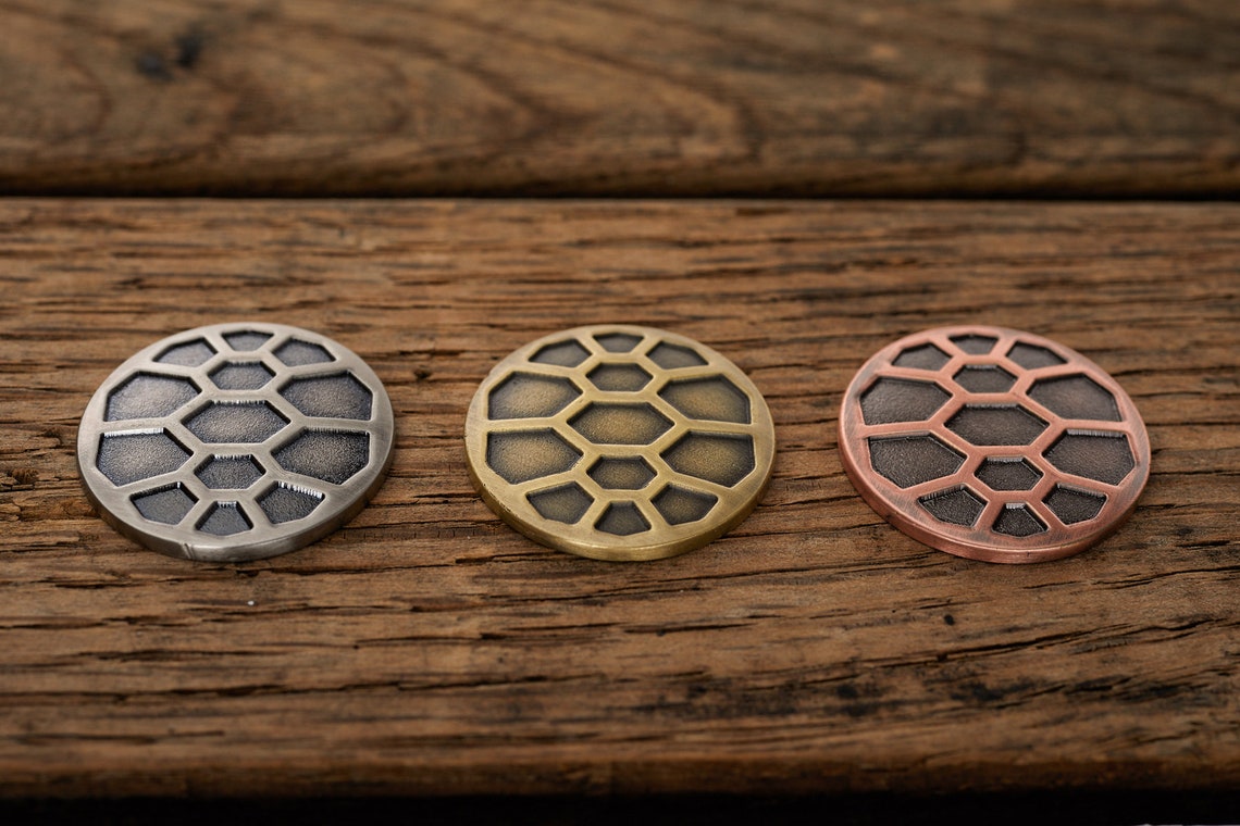 Turtle Shell Trio Golf Ball Markers Set of 3 Custom Golf | Etsy