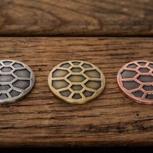 Turtle Shell Trio Golf Ball Markers - Set of 3 - Custom Golf, Groomsman ...