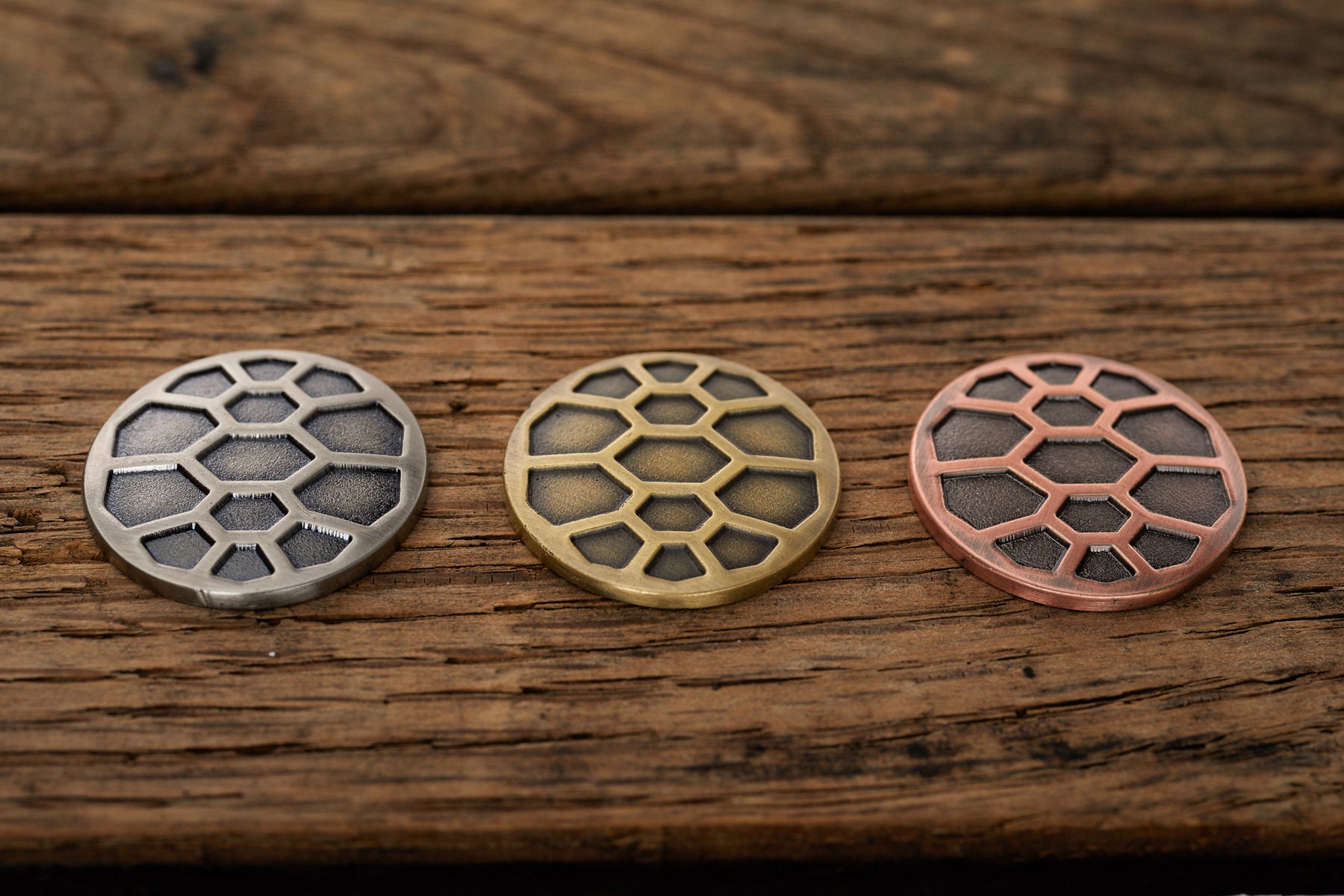 Turtle Shell Trio Golf Ball Markers - Set of 3 - Custom Golf, Groomsman ...