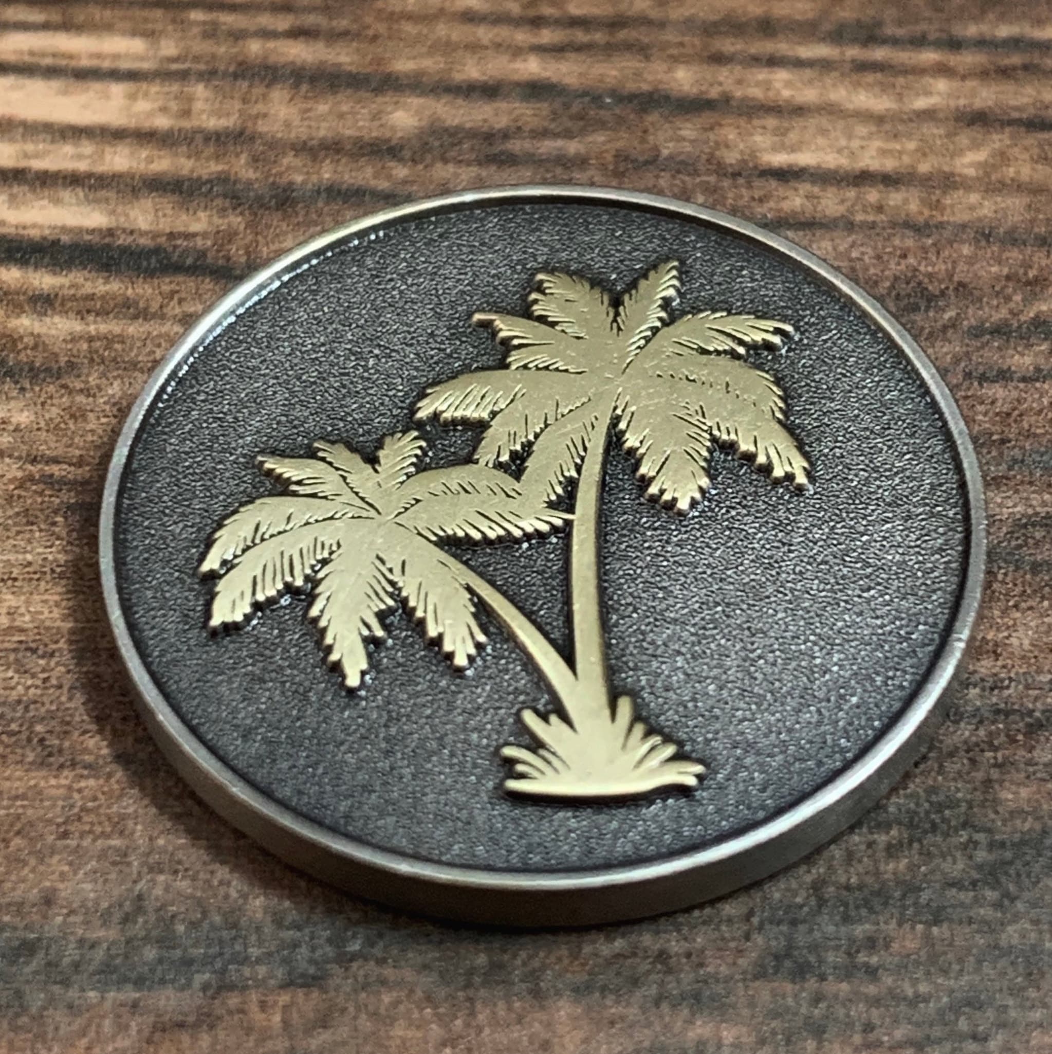 Palm Tree Golf Ball Marker Custom Golf Groomsman Gift Golf | Etsy