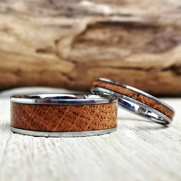 Wooden Ring Set - Etsy