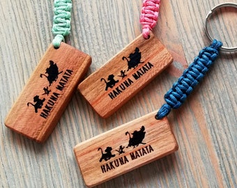 Hakuna Matata Keychain - Etsy