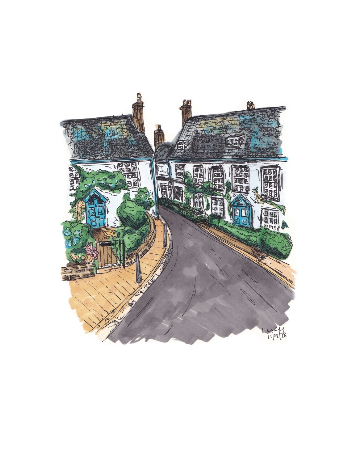 Lewes East Sussex Fine Art Print England United Kingdom - Etsy