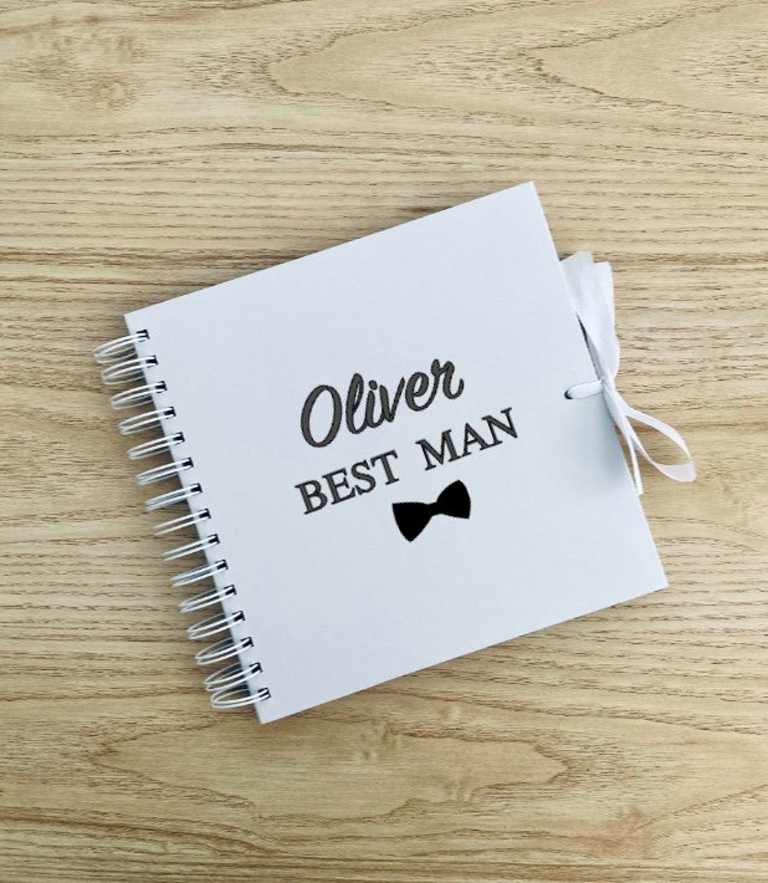 Best Man - Personalised Name - Stag Planner & Speech Notes Scrapbook ...