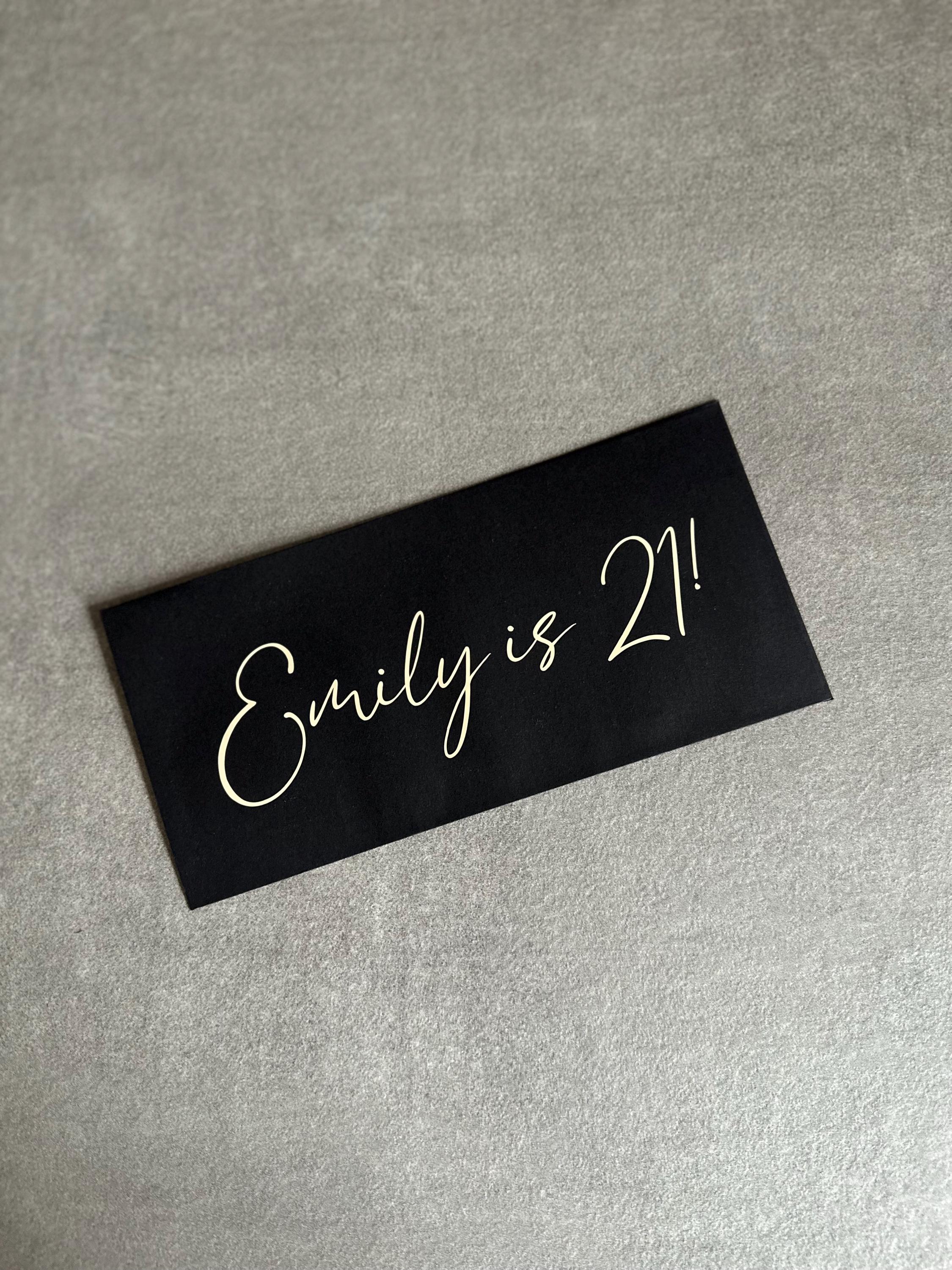 Personalised Name Money Cash Envelope Wallet - Etsy UK