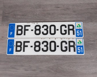 European License Plate - Etsy