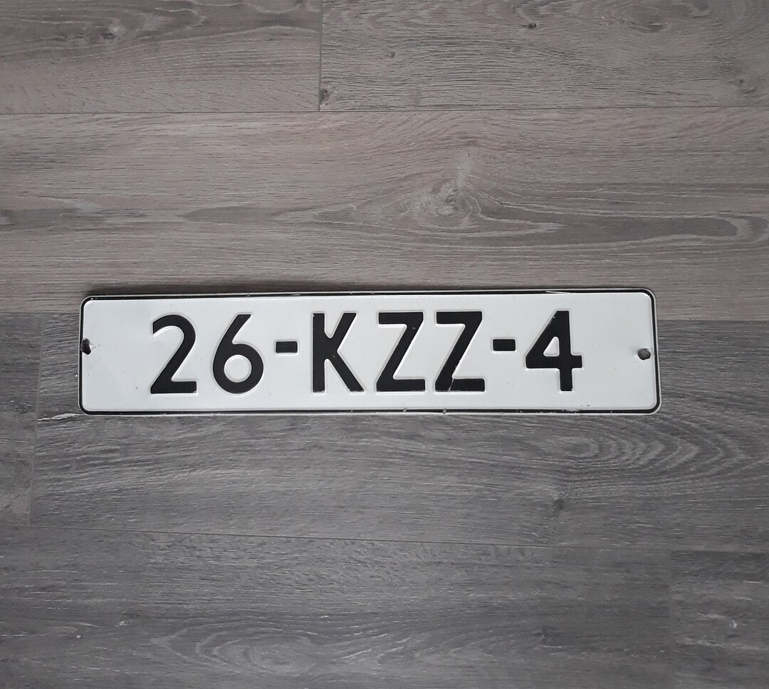 Nummernschild 1 Stk. Auto Schild Holland Original Schild Aluminium ...