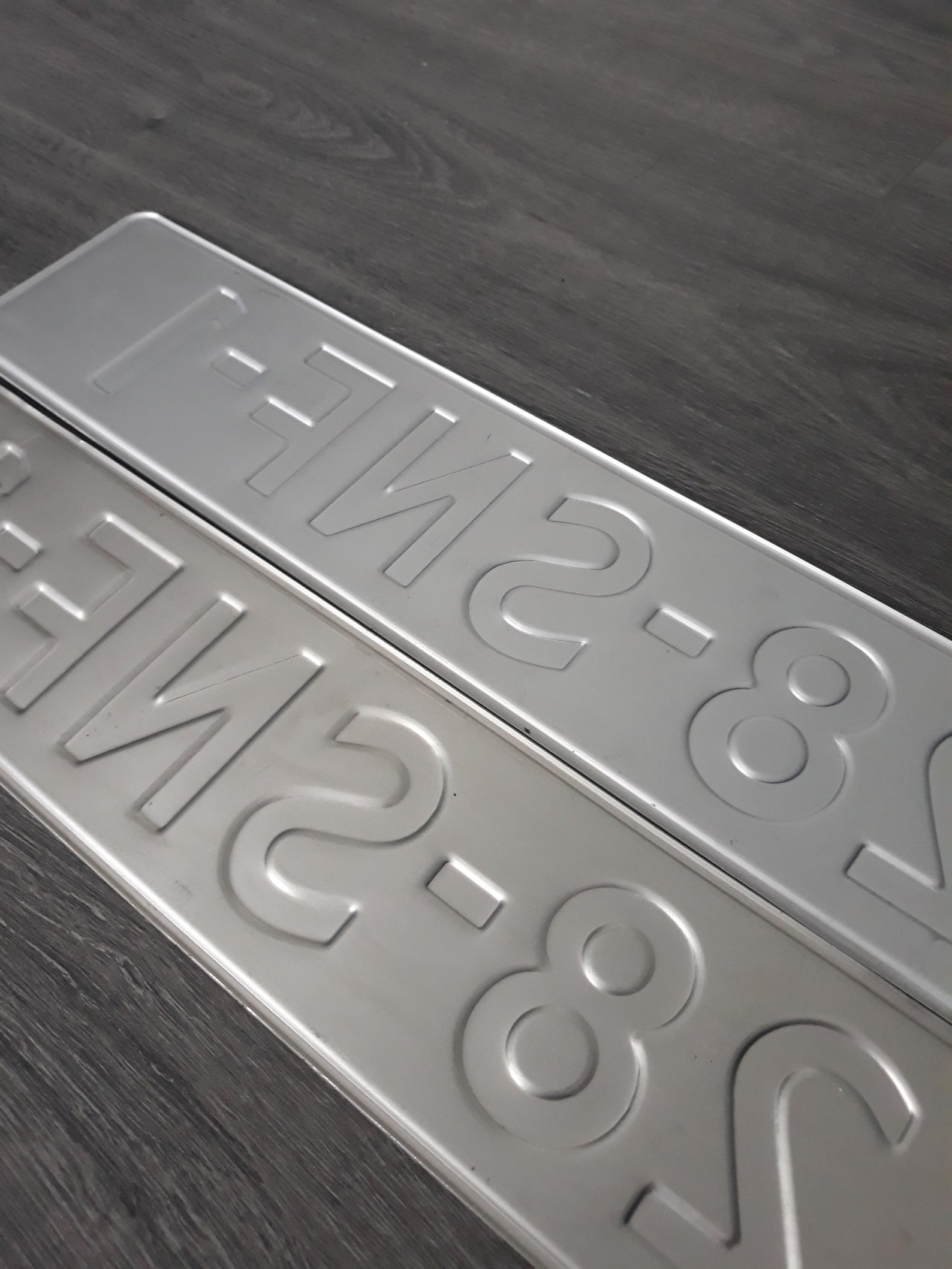 Formula 1 Collectors Original License Plates Set 2 Pcs of | Etsy