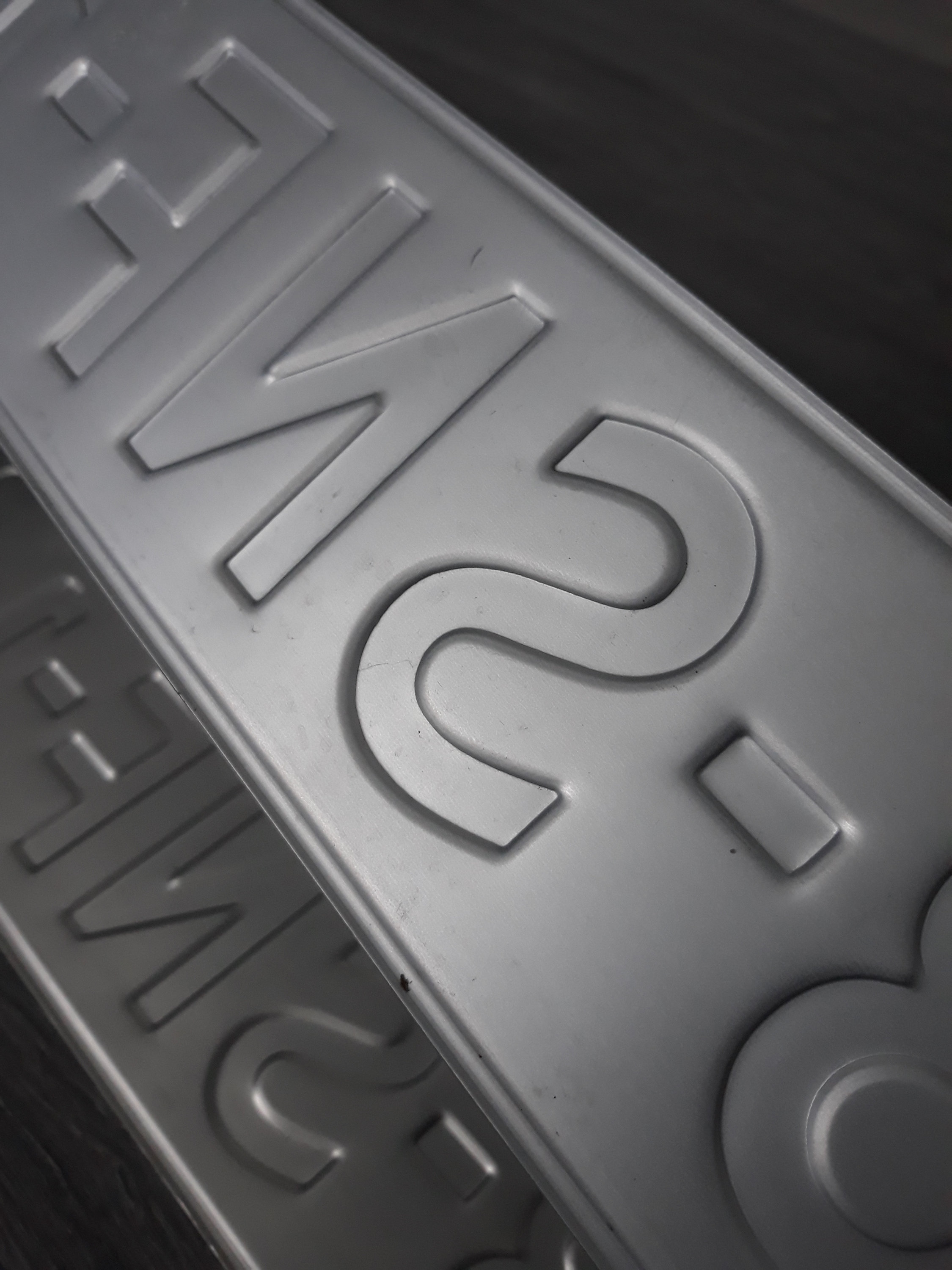 Formula 1 Collectors Original License Plates Set 2 Pcs of - Etsy