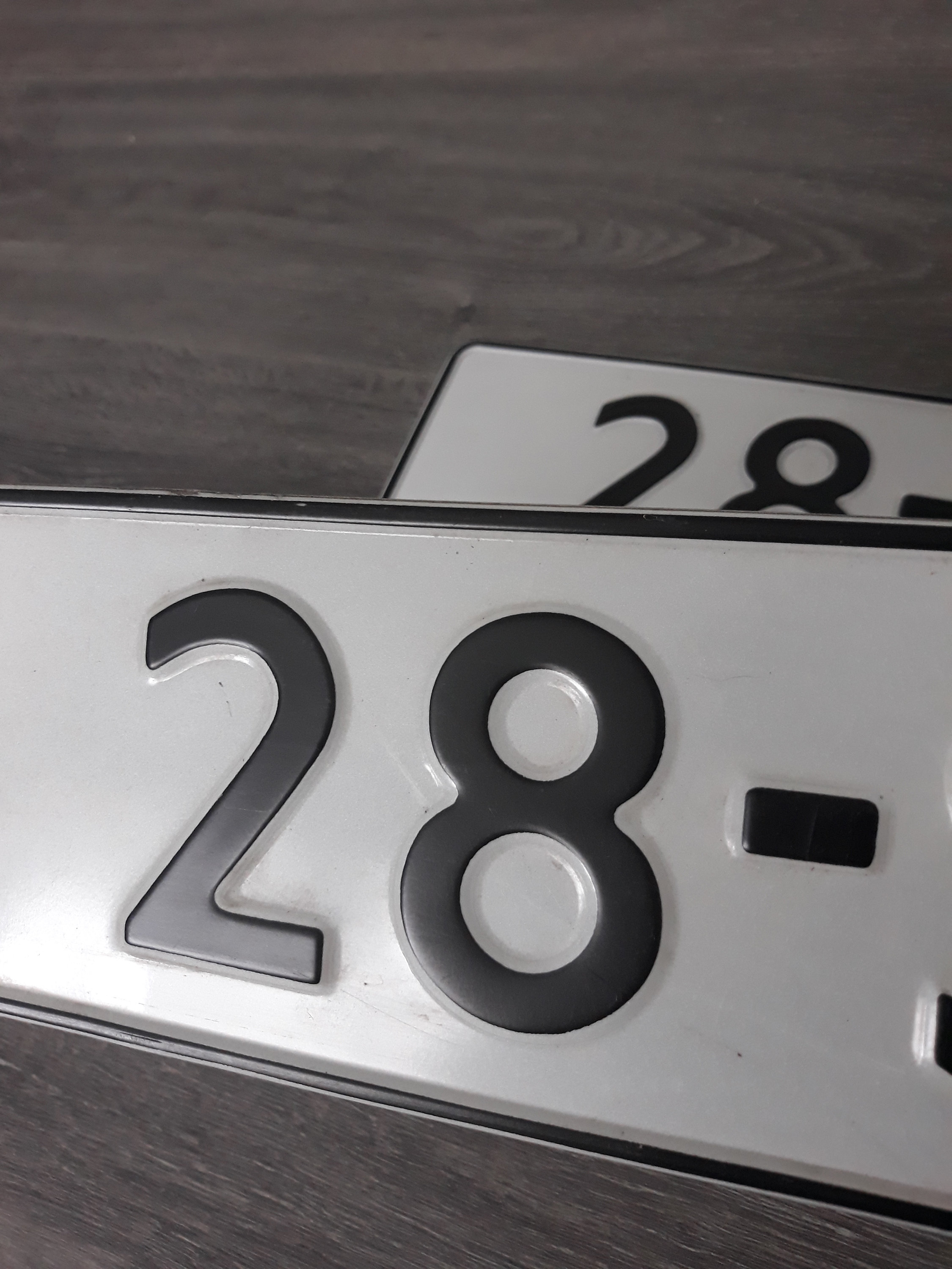 Formula 1 Collectors Original License Plates Set 2 Pcs of - Etsy