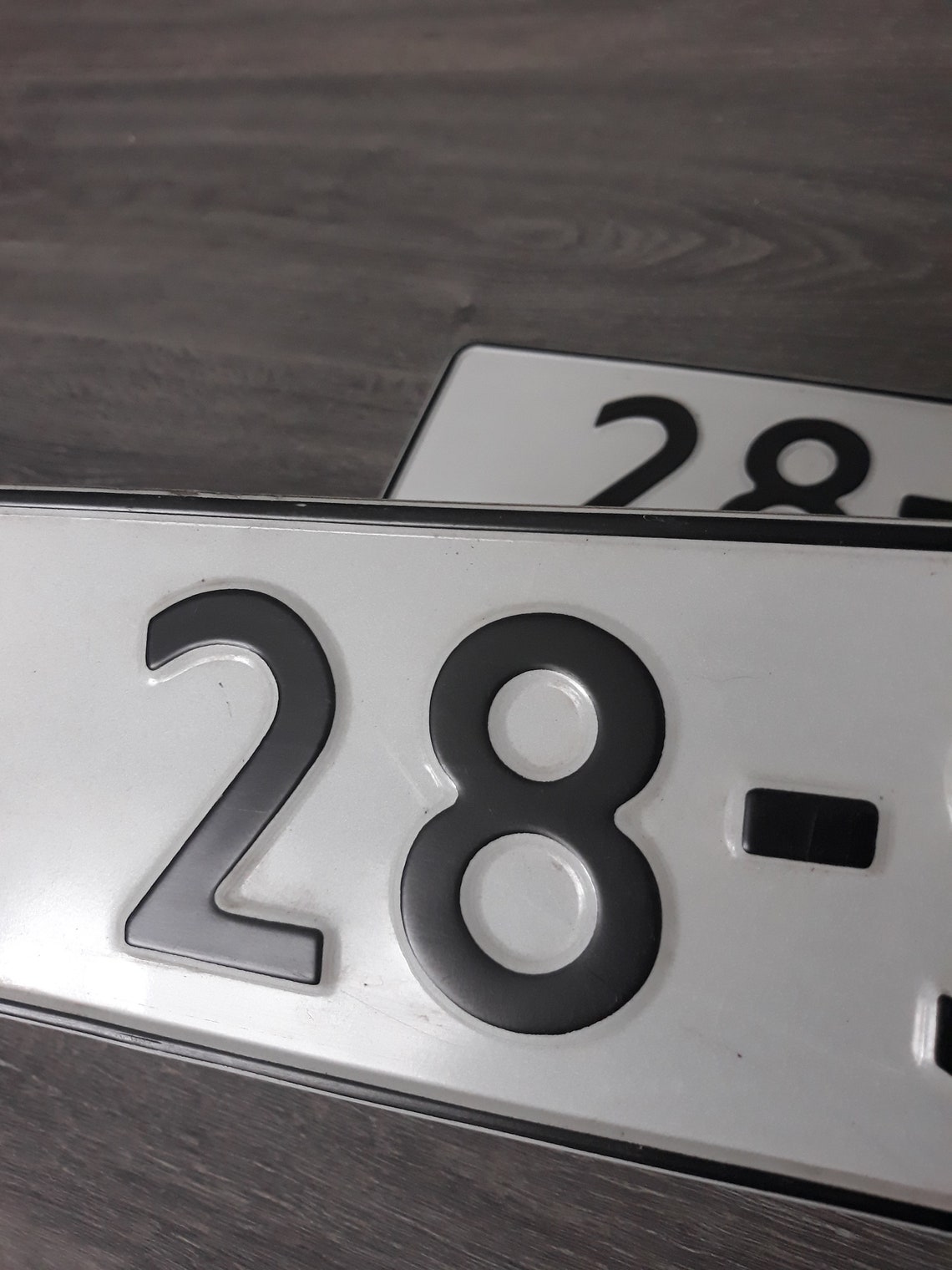 Formula 1 Collectors Original License Plates Set 2 Pcs of | Etsy