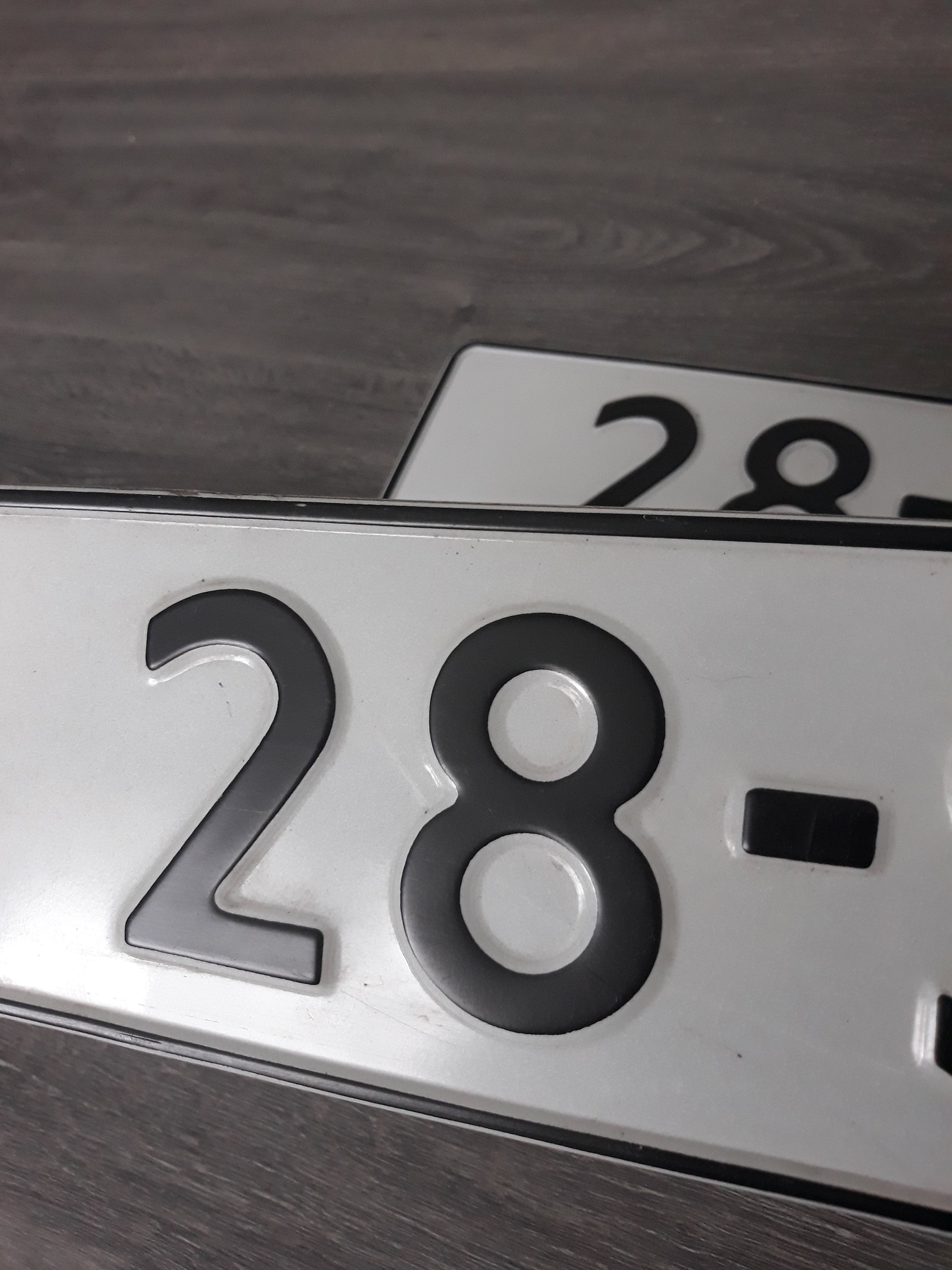 Formula 1 Collectors Original License Plates Set 2 Pcs of - Etsy