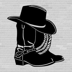 Cowboy Clipart Shirt Design Cowboy Vector Cowboy Hat Svg | Etsy