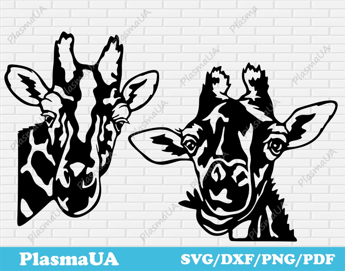 Giraffes Svg Cut Files for Cricut Dxf Cutting Files Cute - Etsy
