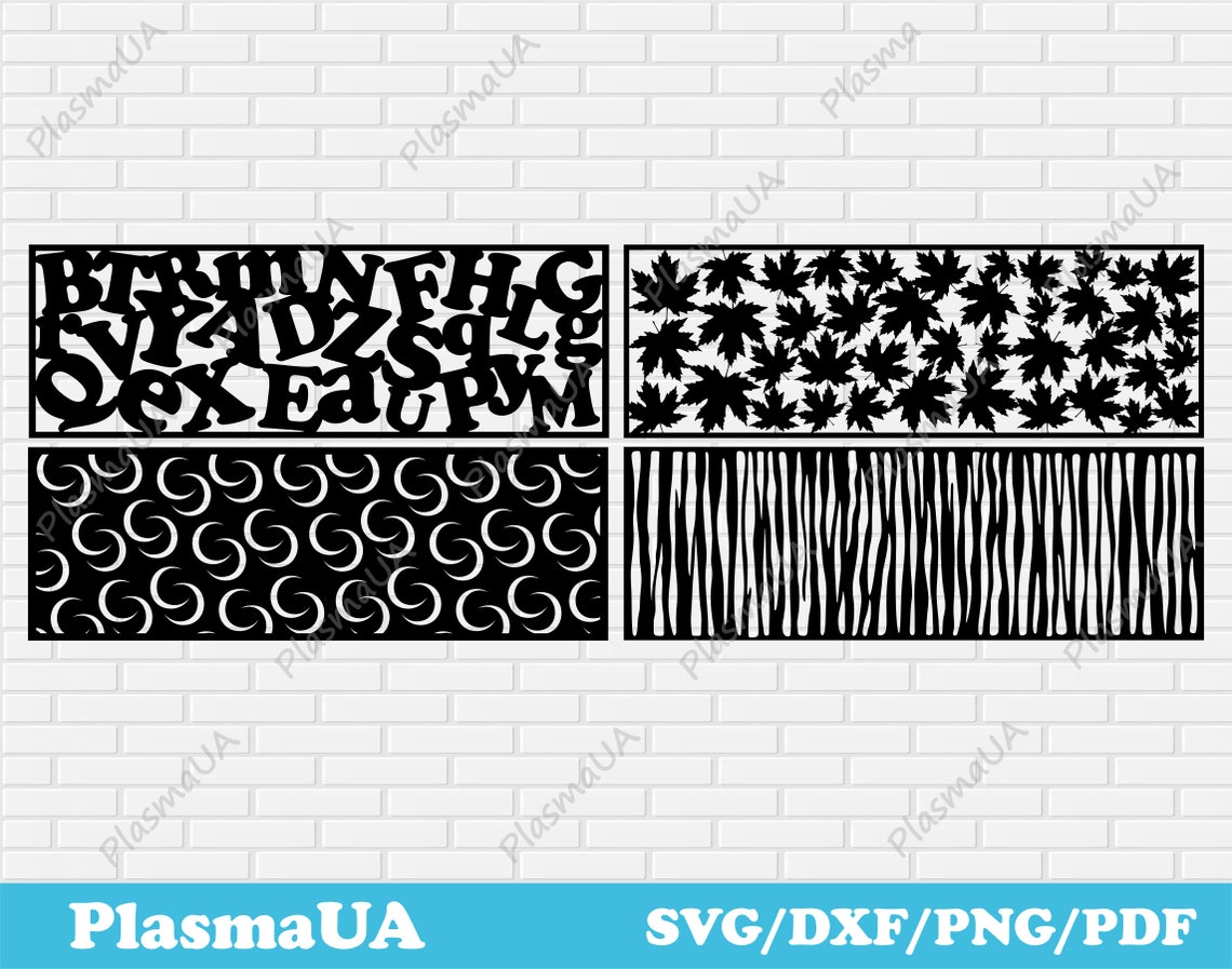 Decorative Panels Dxf Pattern Panel Cnc Dxf Files Dxf Cut - Etsy