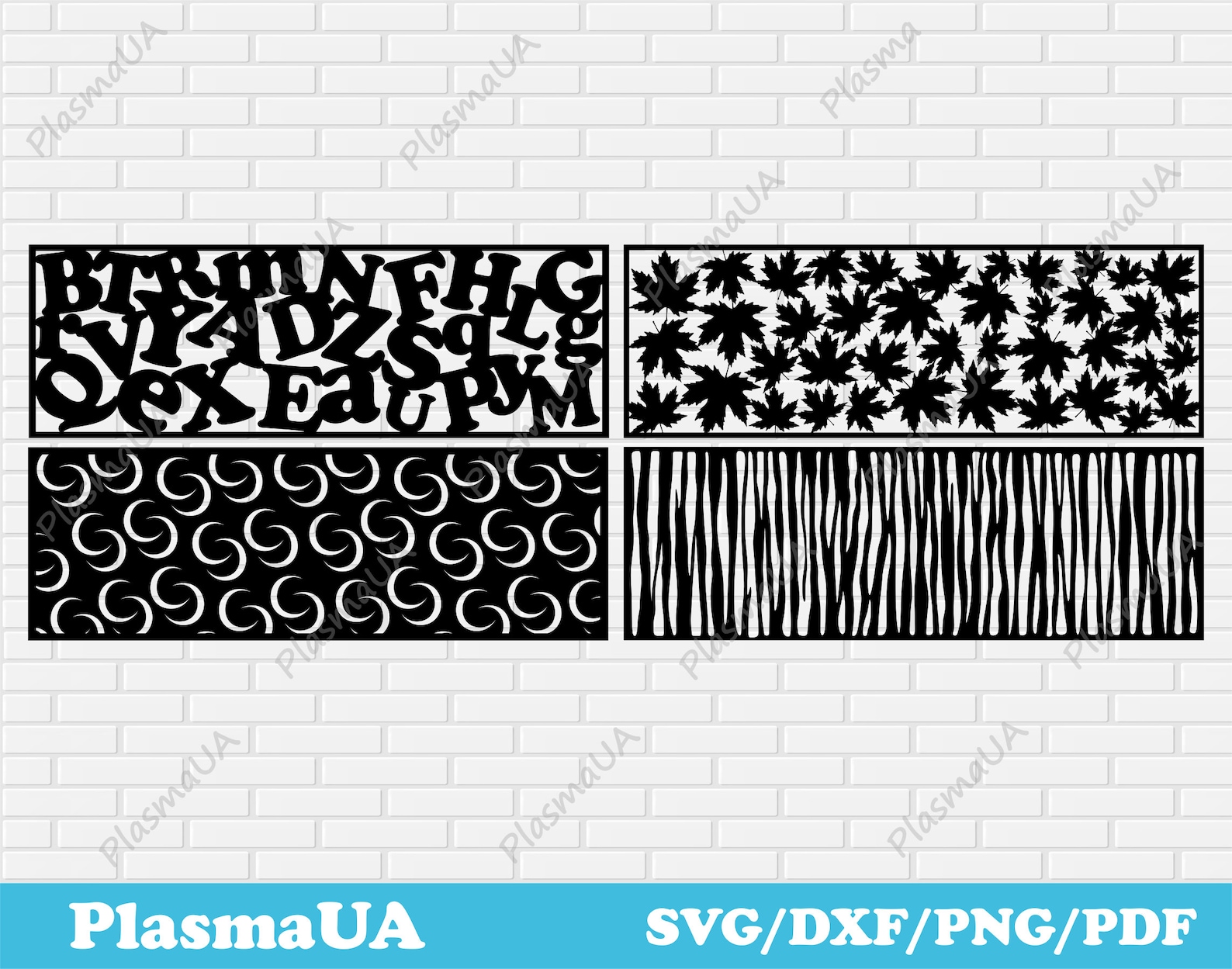 Decorative Panels Dxf Pattern Panel Cnc Dxf Files Dxf Cut - Etsy
