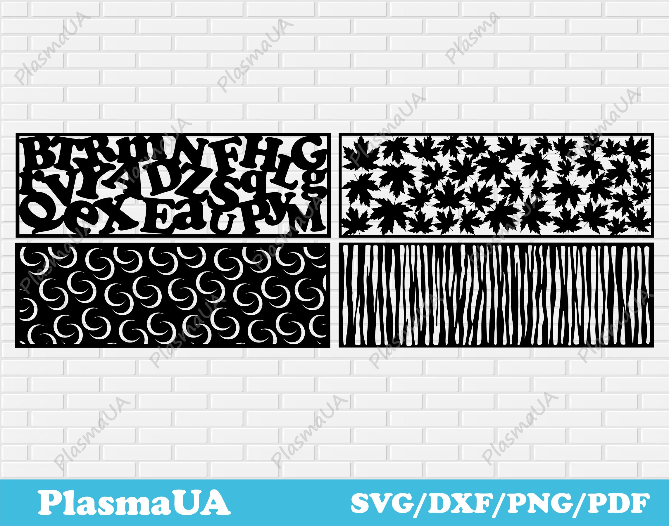 Decorative Panels Dxf, Pattern Panel, Cnc Dxf Files, Dxf Cut Files, Svg ...