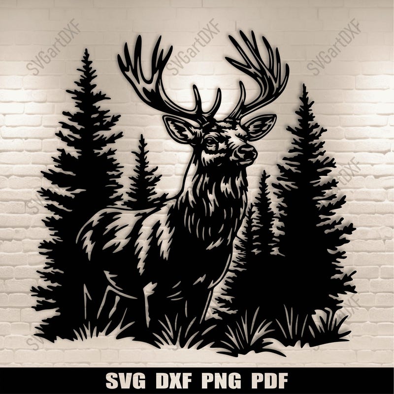 Whitetail Dxf Plasma File - Etsy