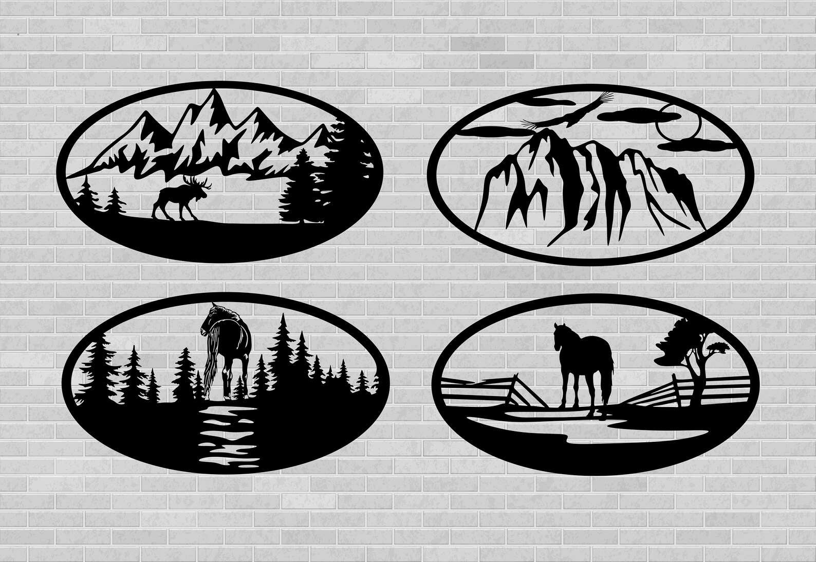 Oval Panels Dxf Files for CNC Plasma Laser File Cnc | Etsy