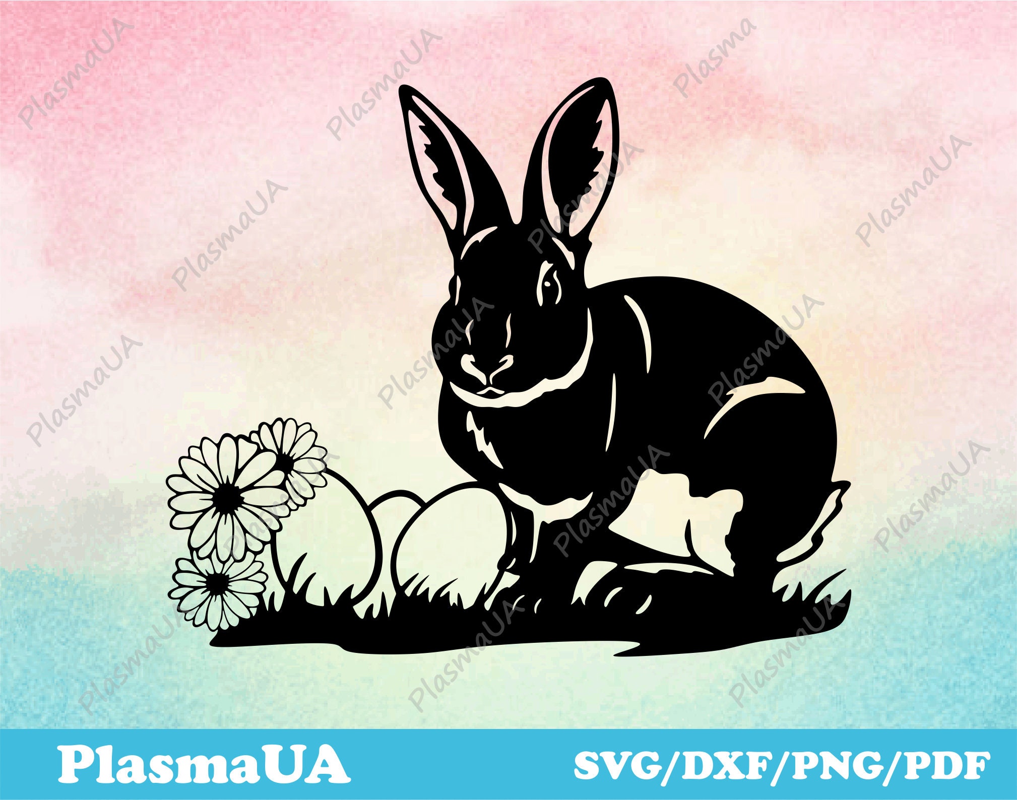 Easter Bunny Svg Easter Egg Svg Easter Svg Happy Easter | Etsy