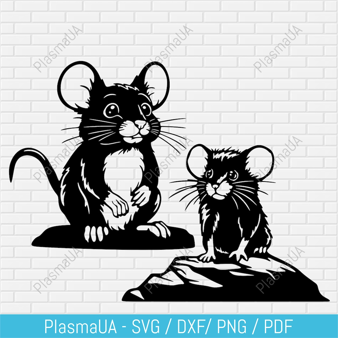 Cute Mice Svg, Mouse Svg Cut Files for Cricut, Silhouette Mouse, Laser ...