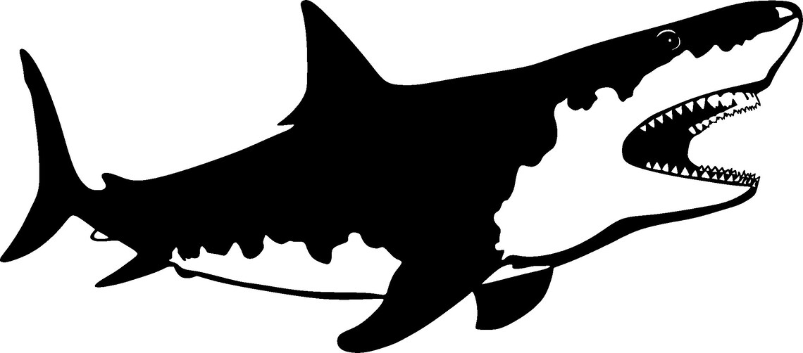 Shark Svg Dxf Files Dxf Shark Svg Shark Svg File Killer | Etsy