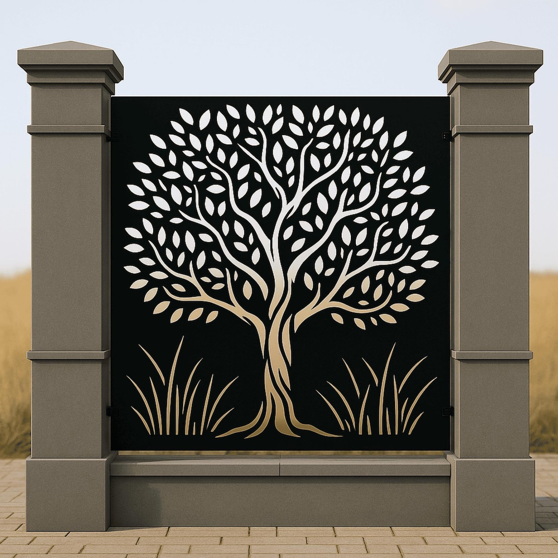 Nature Panels SVG DXF Bundle – Gate Forest, Trees, Mountains & Wildlife ...