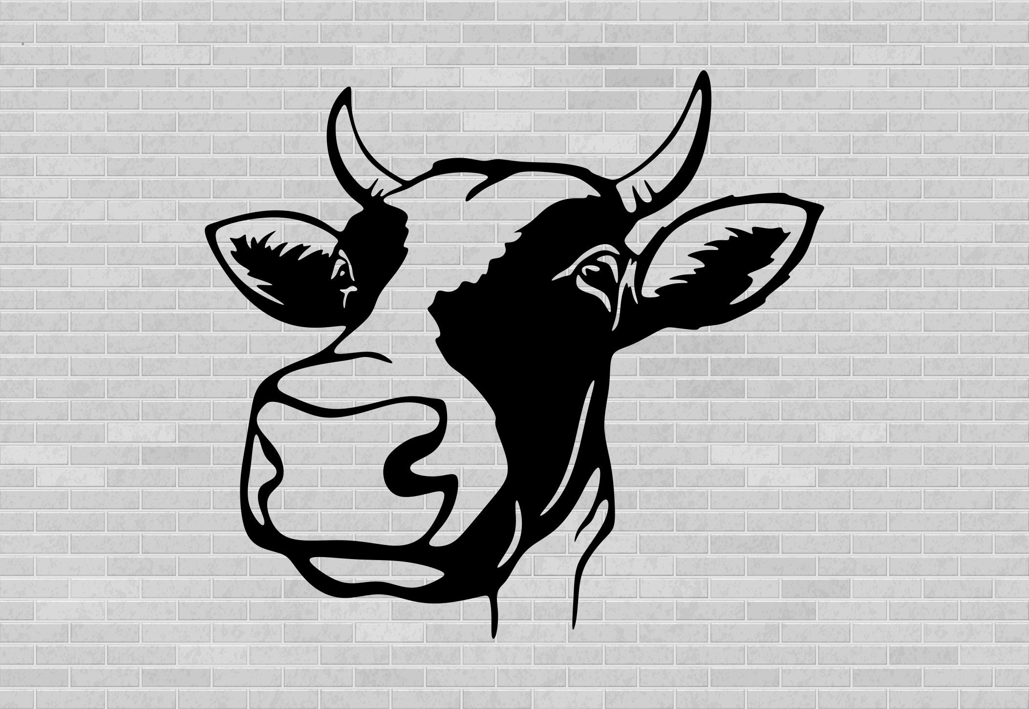 Cow for cricut svg sticker cow face svg cow print cricut | Etsy