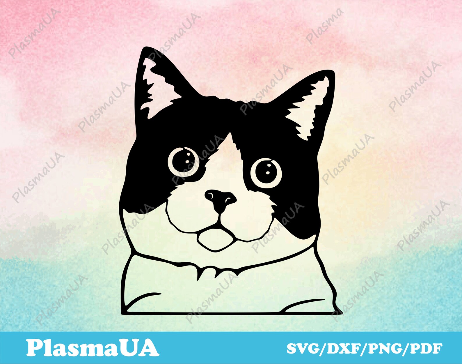 Cat Svg Cat Clipart Cat Cut File Funny Cat Svg Cute Cat - Etsy