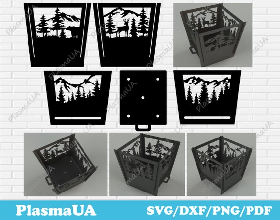 Fire Pit Dxf Designs Dxf Files for Plasma Cnc Files for - Etsy