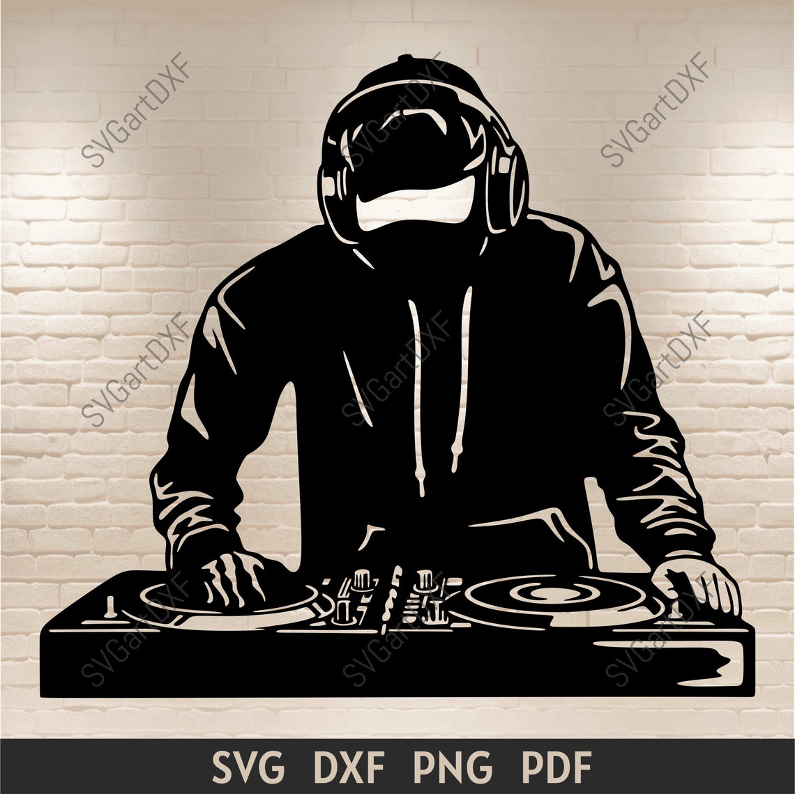 DJ Disc Jockey Svg, Dj Turntable Svg, Dj Cut Files, Music Svg ...