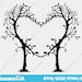 Heart Tree Vector, Tree Cut Files, Instant Download Svg, Laser Project ...