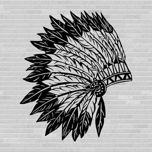 Indian Svg Indians Indian for Shirt Svg Dxf Pdf Cut | Etsy